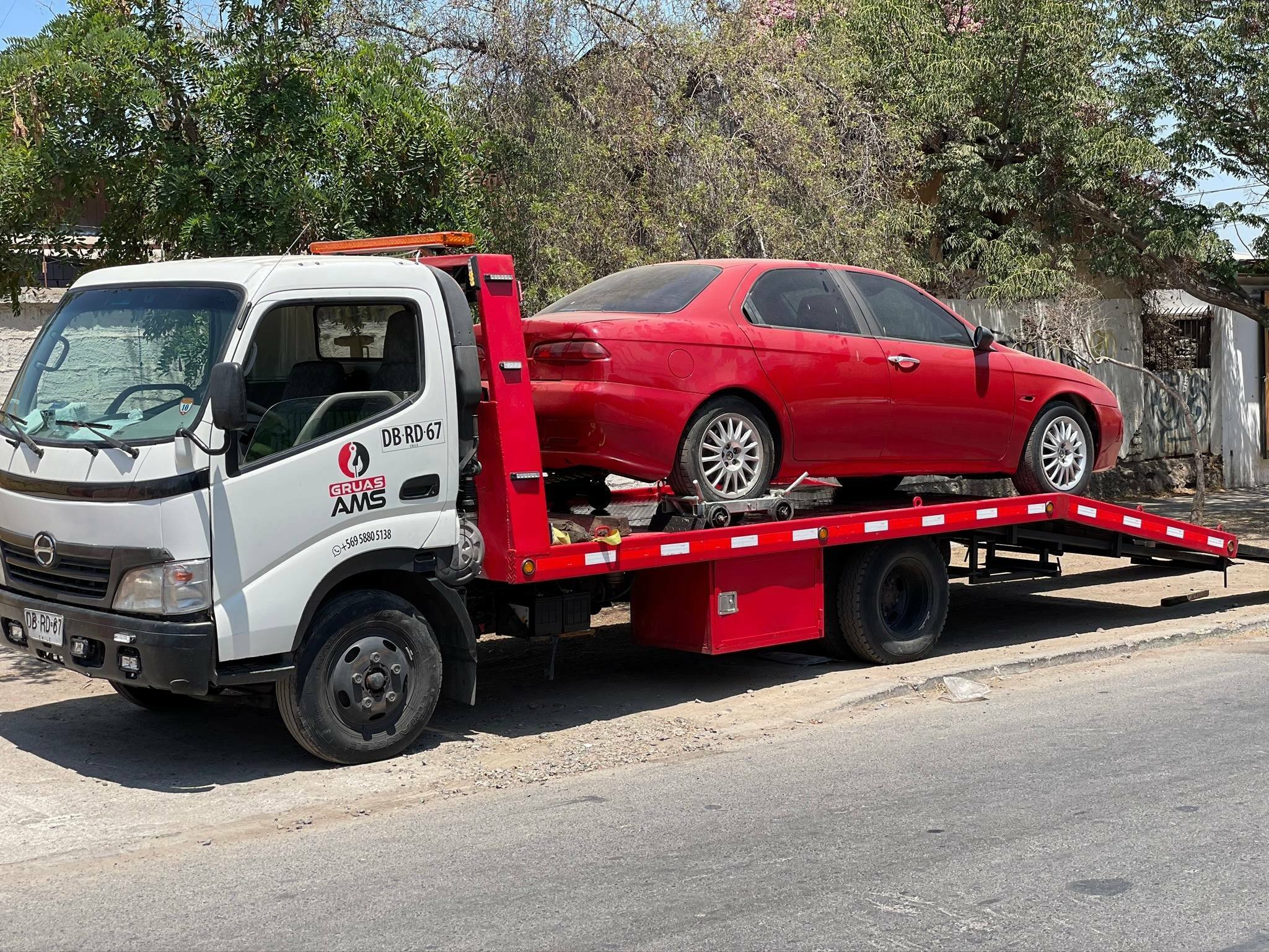 Cobertura Región Metropolitana - Gruas AMS